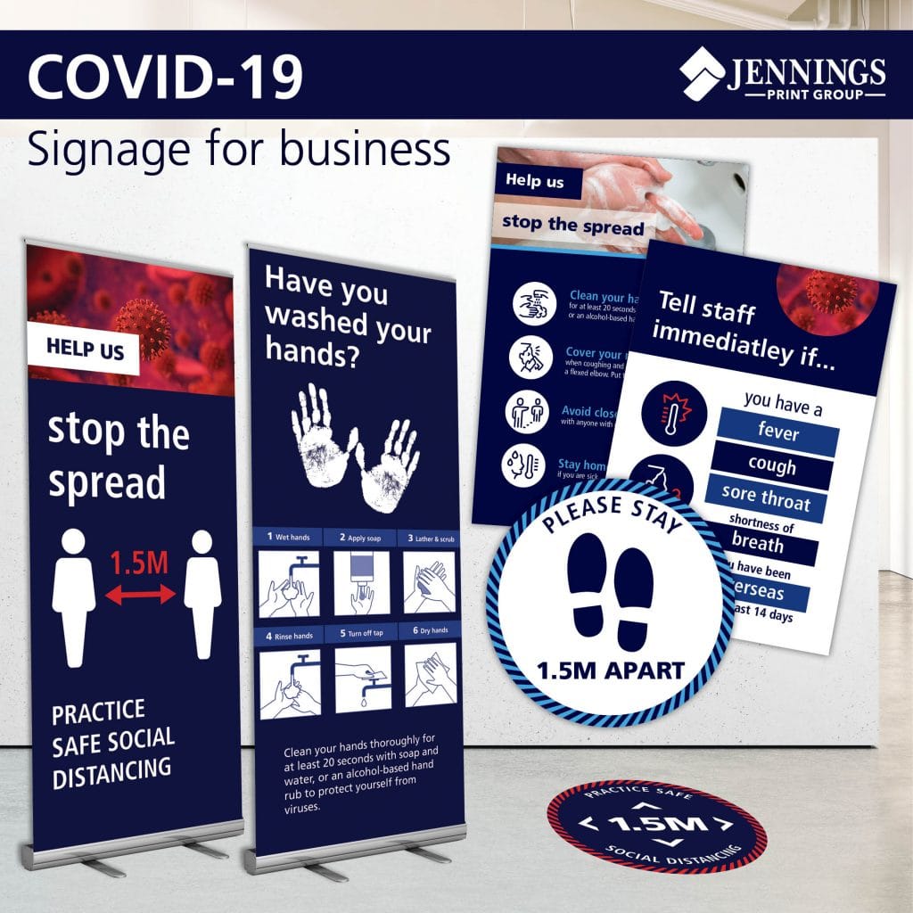 COVID-19 Signage for Business - Jennings Print
