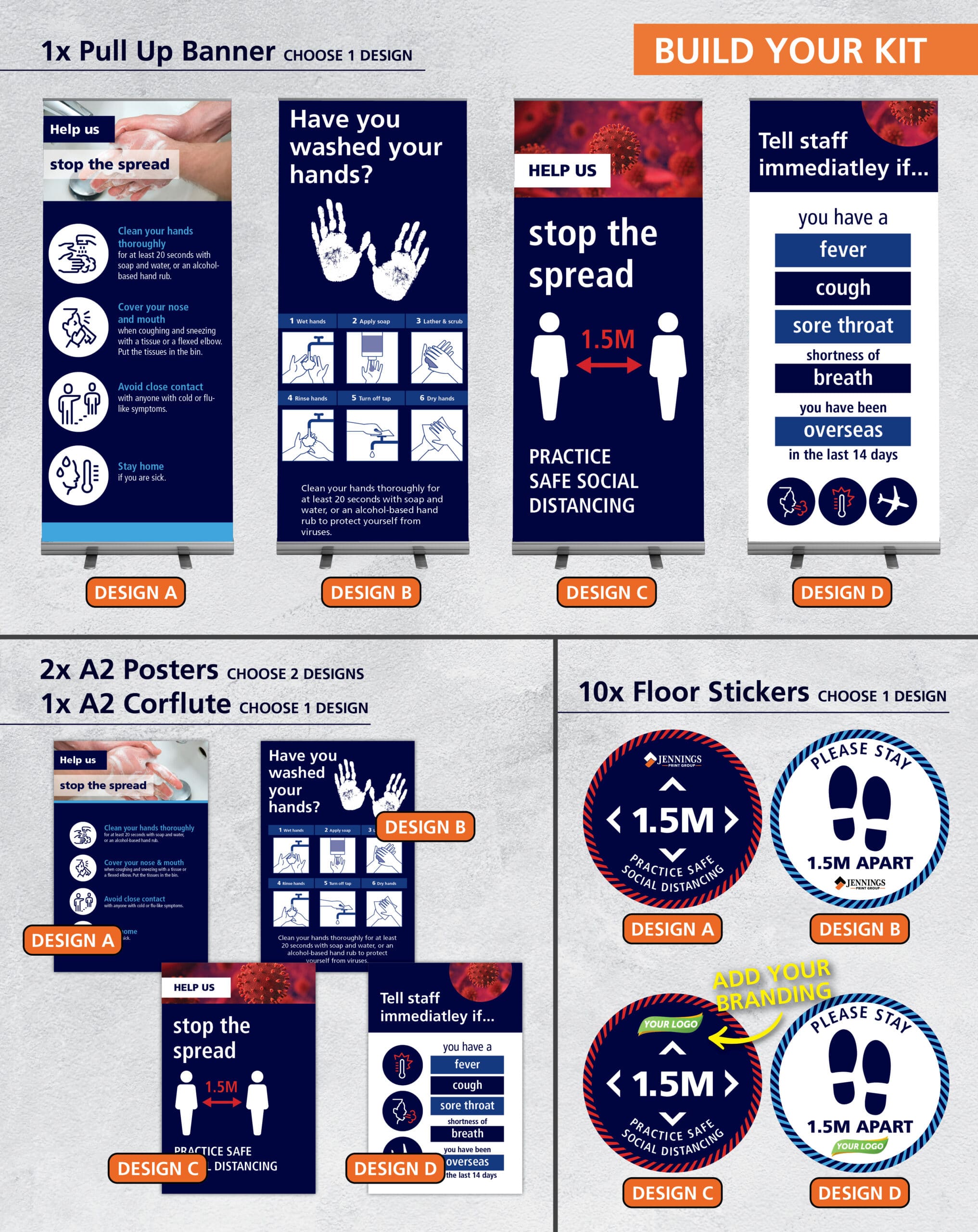 COVID-19 Signage - Jennings Print